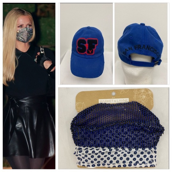 Accessories | New Two Face Masks And Sf Baseball Cap | Poshmark
